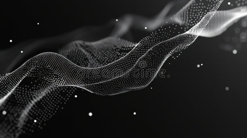 Creative Technology Design with Lines and Dots for a Modern Concept ...