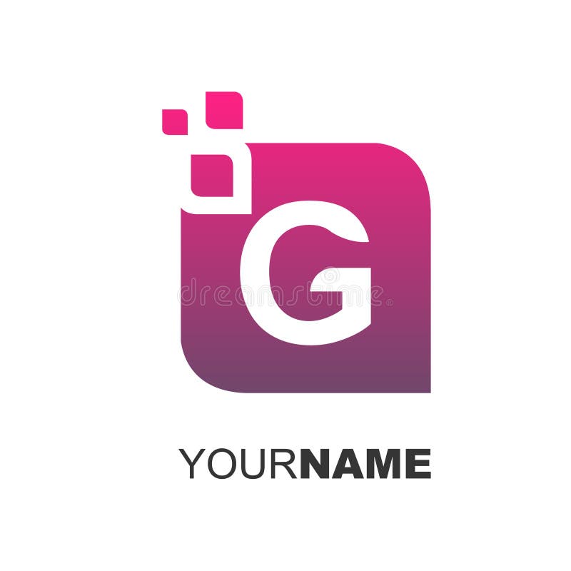 Letter G Creative Tech Logo Icon Design Stock Vector - Illustration of ...
