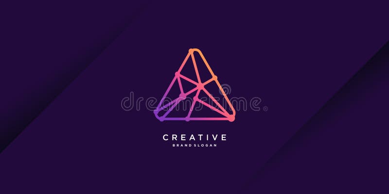 Creative Technology Logo with Initial a for Company, Industry, Person ...