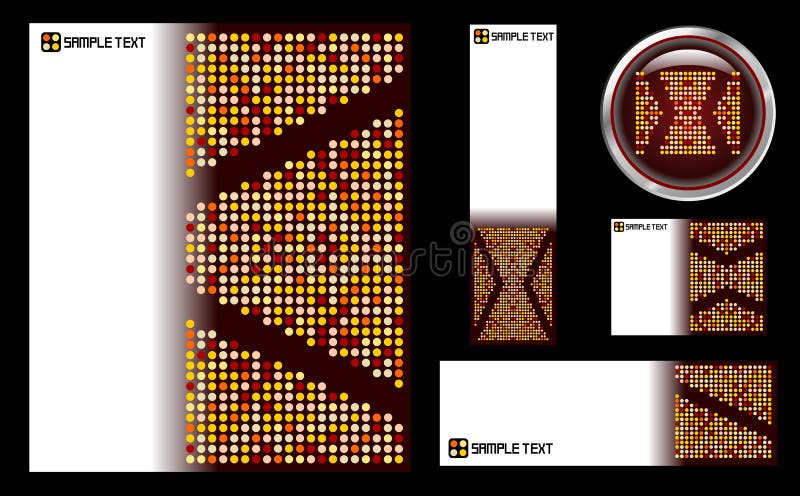 Creative Template, Button, Icon and Card Design C Stock Vector ...