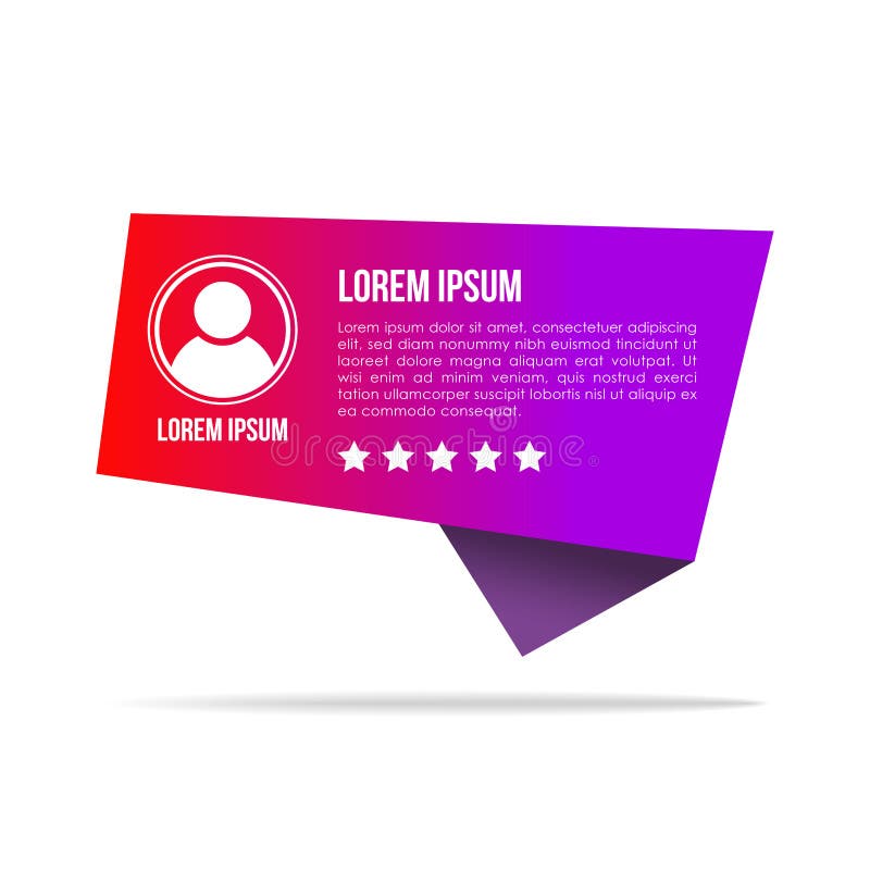 Creative Testimonials Template with Different Shapes. Testimonial ...