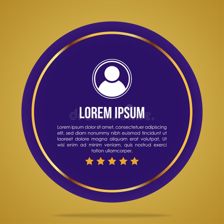 Creative Testimonials Template with Different Shapes. Testimonial ...