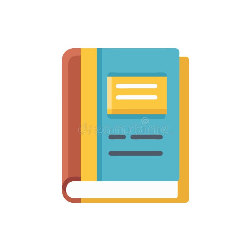 Creative Textbook Icon for Education Stock Photo - Illustration of ...