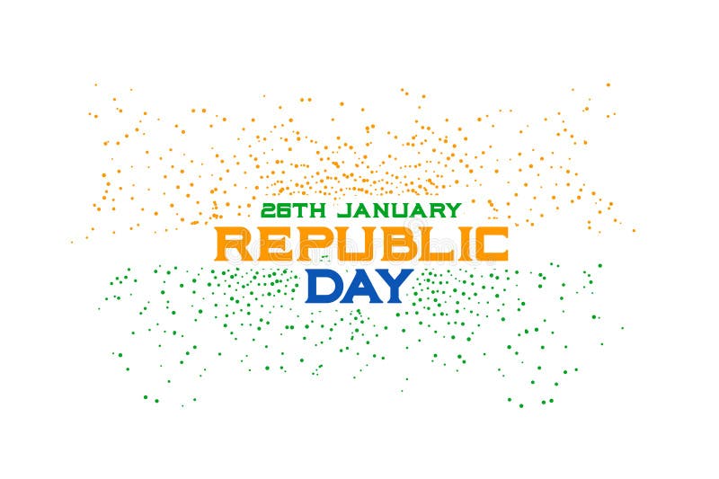 26th January, Happy Republic Day of India Celebration Concept with ...