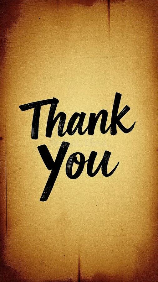 Creative Thank You Note Design on a Textured Background Emphasizing ...