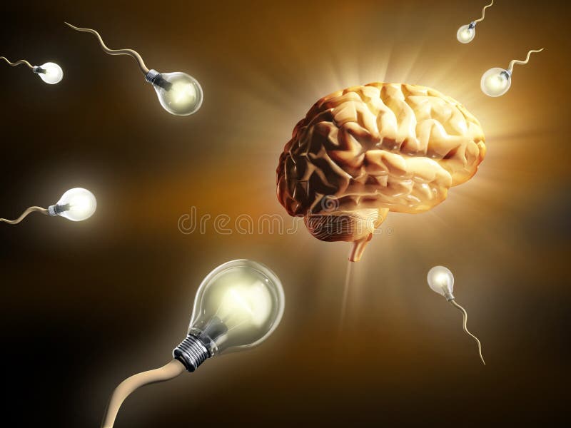 Creative thinking stock illustration. Illustration of inspiration ...