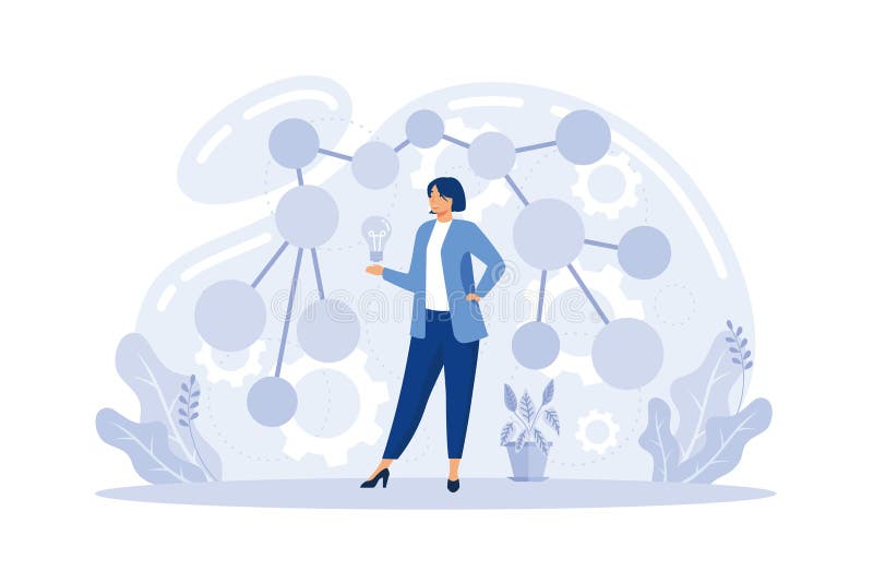 Creative Thinking Abstract Concept Vector Illustration. Startup ...