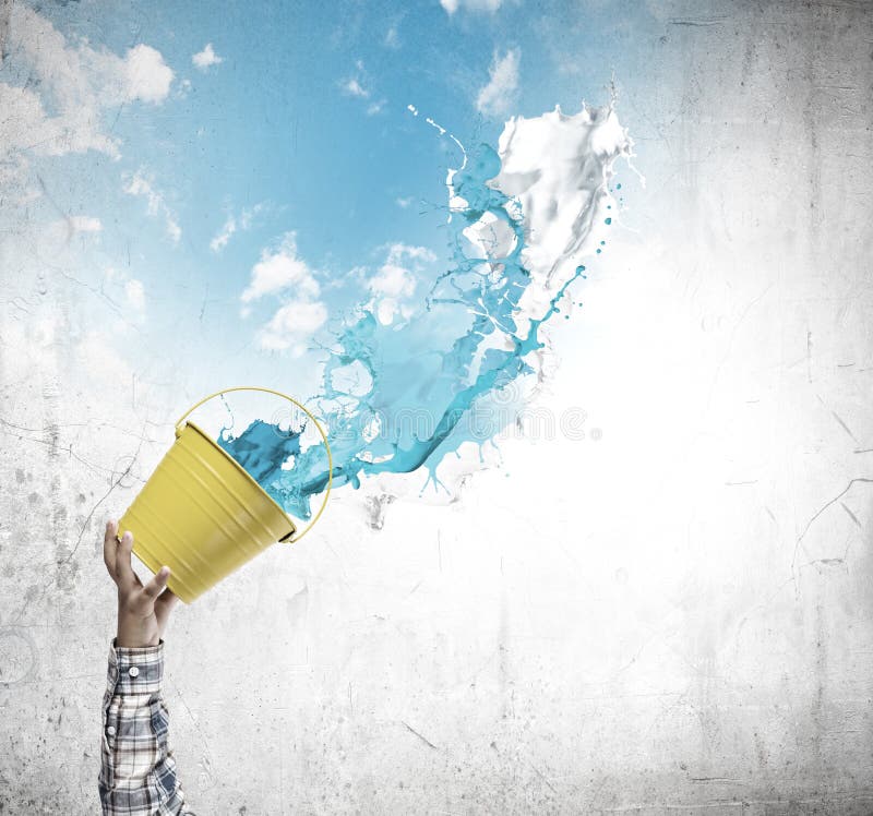 Throwing Paint Bucket