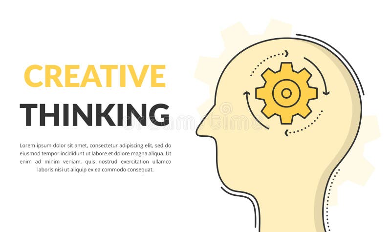 Creative Thinking stock vector. Illustration of creative - 287067992