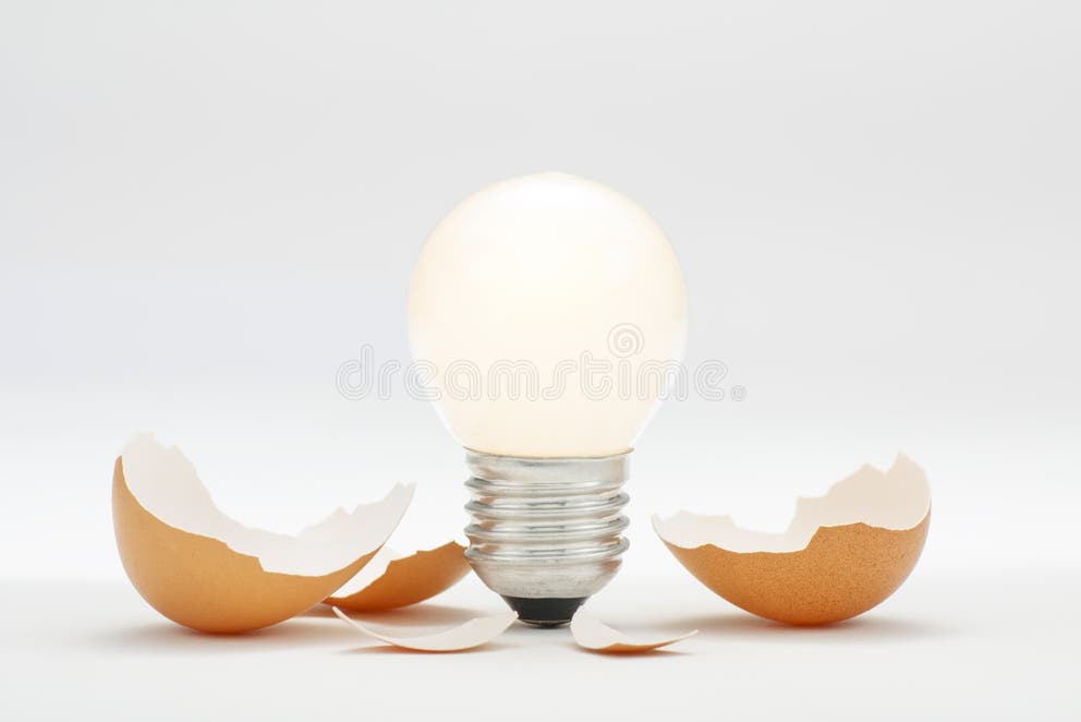 Bright New Innovation Idea Hatching Stock Image - Image of concept ...