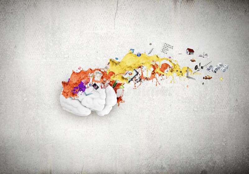 Abstract Brain Splatter Concept Stock Photos - Free & Royalty-Free ...