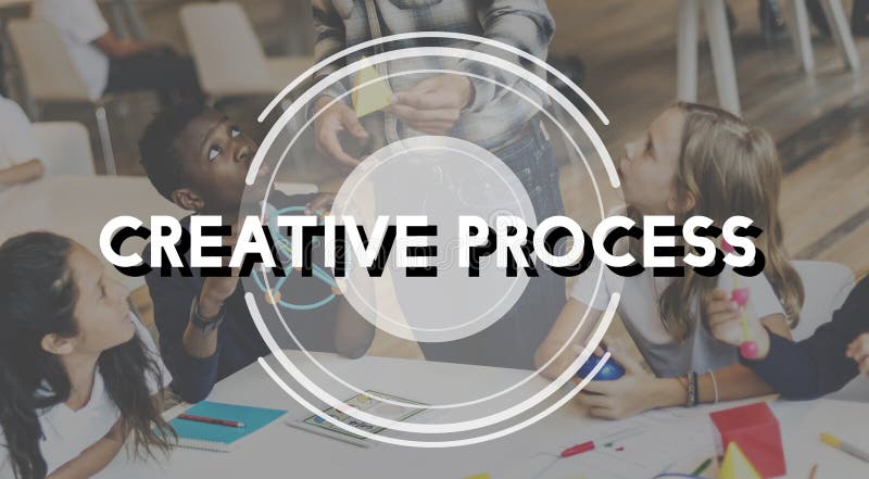 Creative Thinking Creativity Create Process Concept Stock Image - Image ...