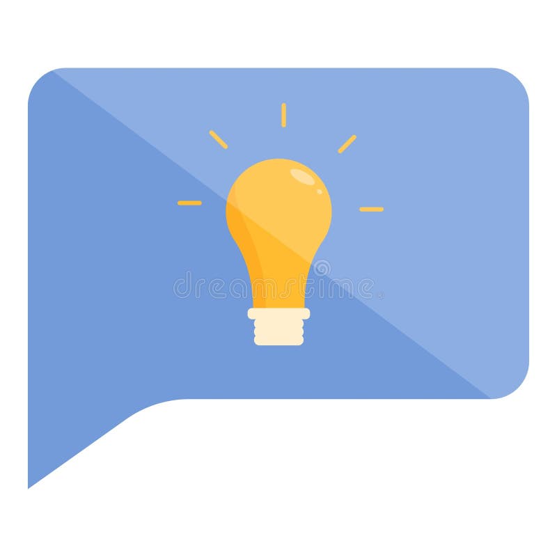 Creative Thinking Idea Icon Cartoon Vector. Mind Plan Future Stock ...
