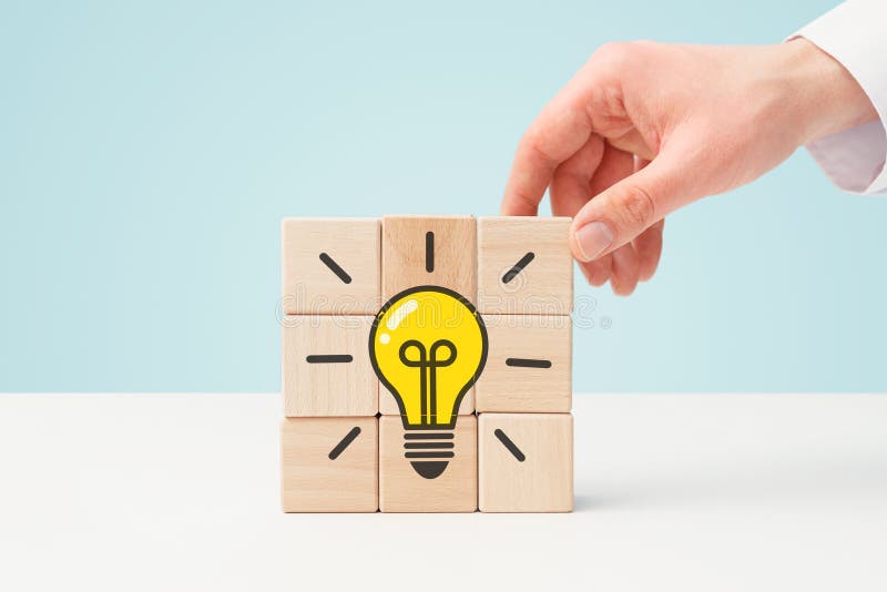 Creative Thinking Idea and Innovation Concept Stock Photo - Image of ...