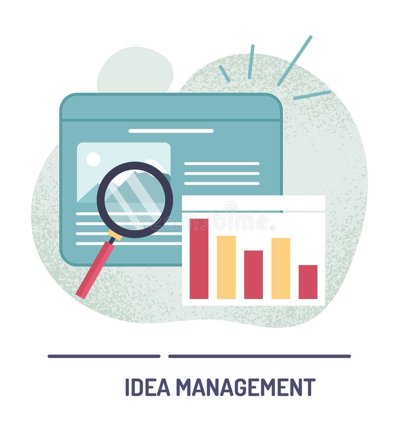 Creative Thinking and Idea Management Stock Vector - Illustration of ...