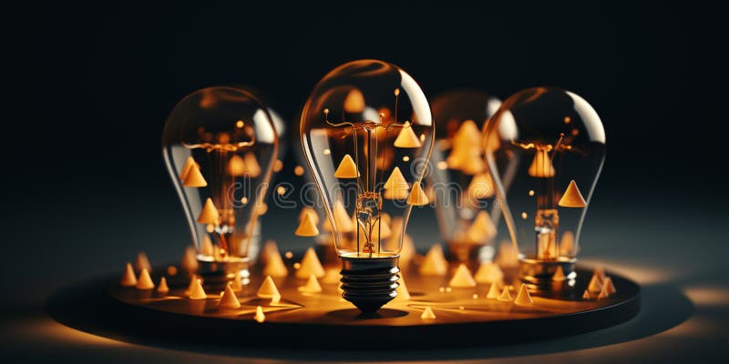 Creative Thinking Idea for Problem Solving and Innovation Concept Stock Illustration ...