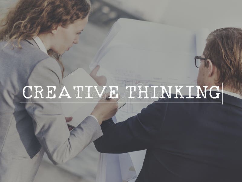 Creative Thinking Ideas Creativity Vision Strategy Concept Stock Photo ...