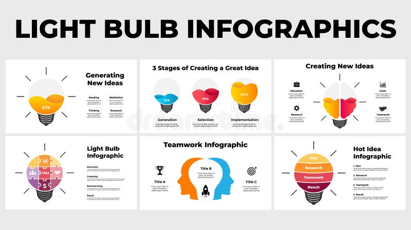 Creative Thinking Infographics. Presentation Slide Template. Generating ...