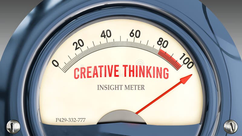 Creative Thinking and Insight Meter that is Hitting a Full Scale ...