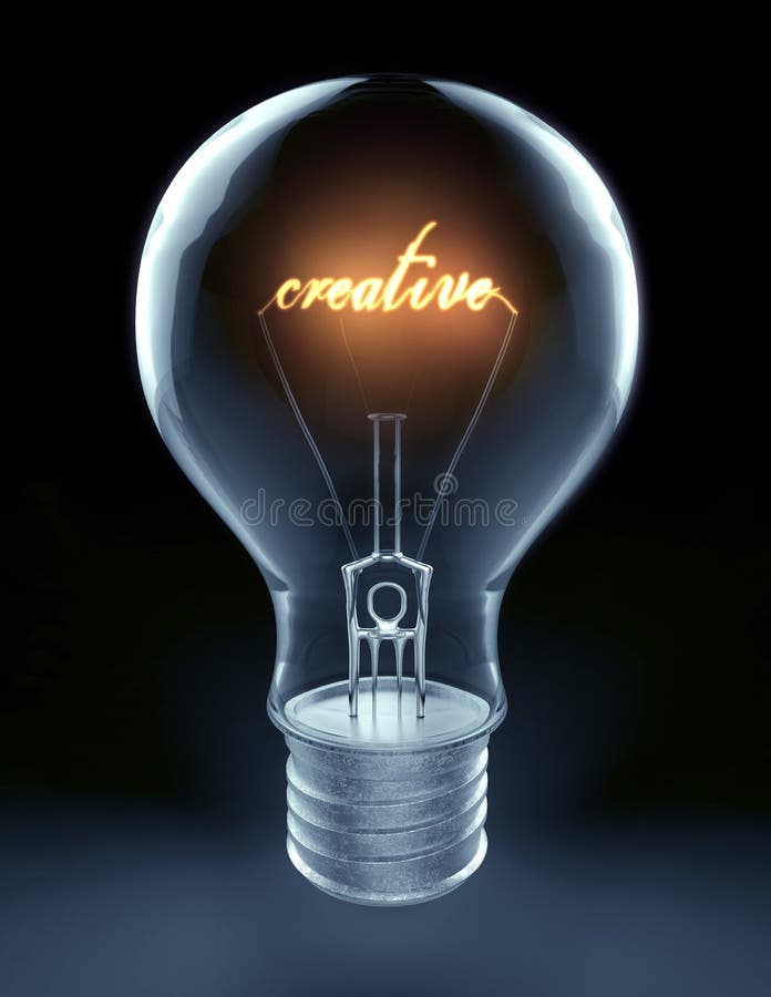 Creative light bulb symbol stock vector. Illustration of clipart - 37139924