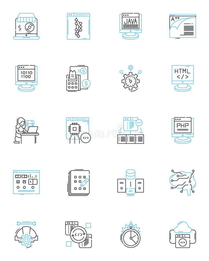Creative Thinking Linear Icons Set. Invention, Imagination, Innovation ...