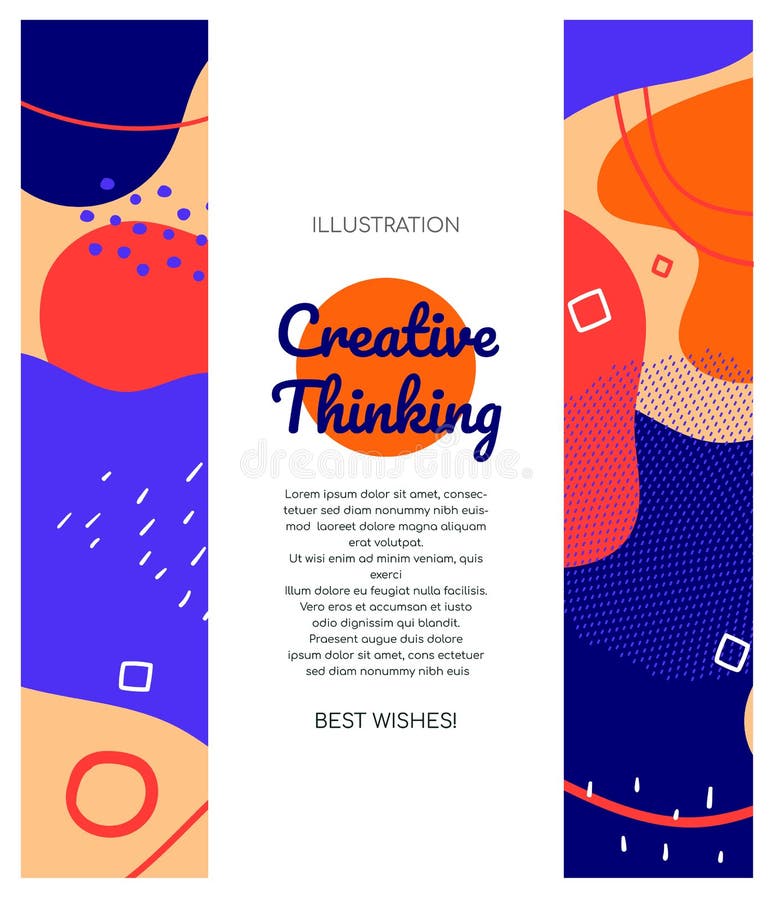 Creative Thinking - Modern Flat Design Style Abstract Banner Stock ...