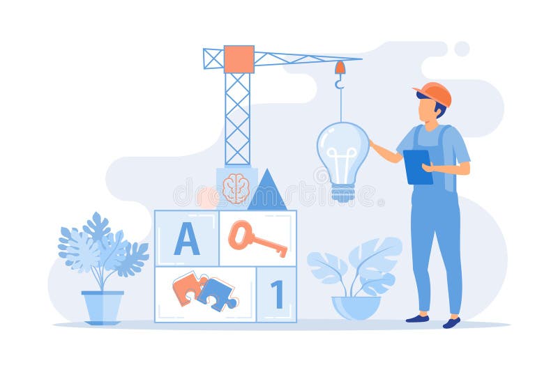 Creative Thinking. People with Different Mental Mindset Types or Model ...