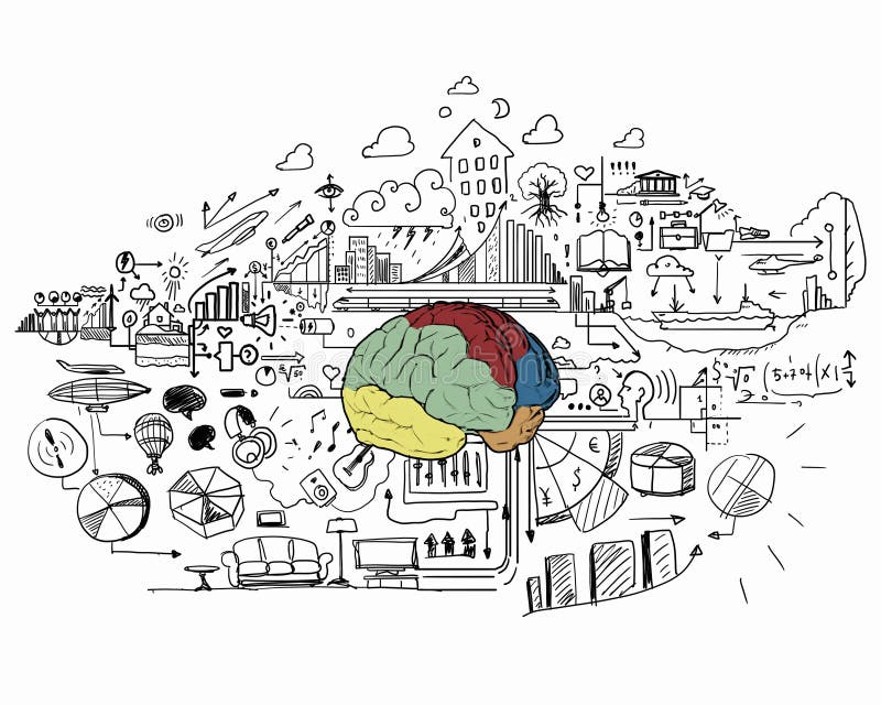 Creative thinking stock illustration. Illustration of analyzing - 58828891