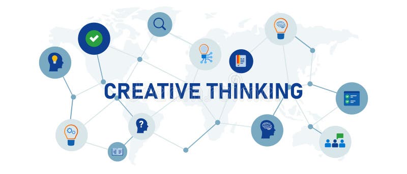 Design Thinking Creative Process Mind Brain Left Right Creativity Head ...