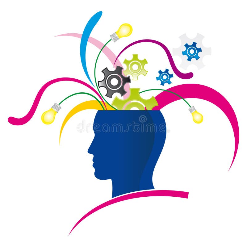 Creative thinking stock illustration. Illustration of mind - 32329676