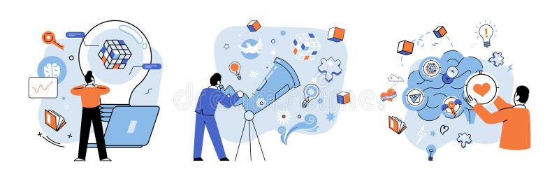 Creative Thinking. Strategy is Compass Guides Creative Thinking Stock ...