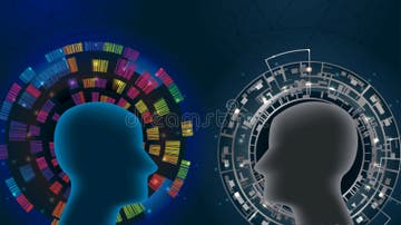 Creative Thinking Vs Logical Thinking. Stock Vector - Illustration of ...