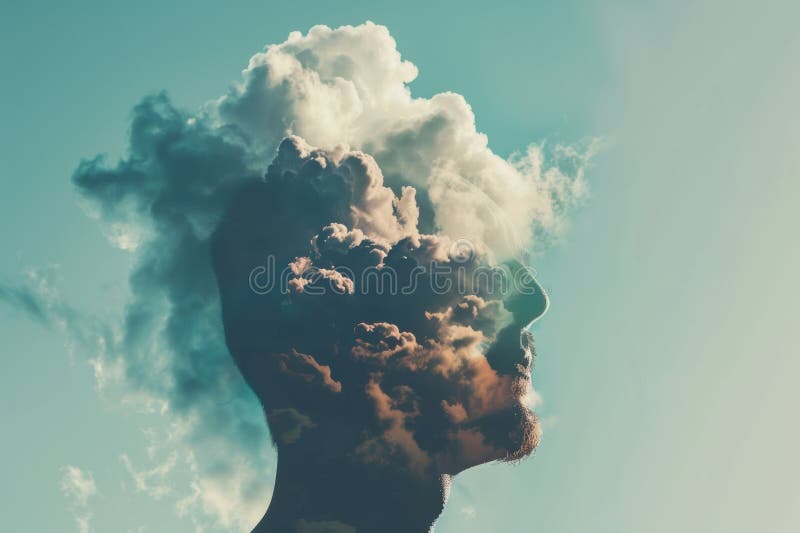 Creative Thoughts and Idea Concept with Bright Colors and Dynamic ...