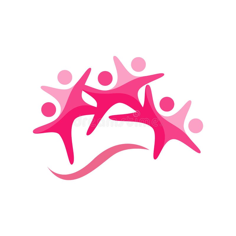 Creative Colorful Three People Logo Stock Illustrations – 242 Creative ...