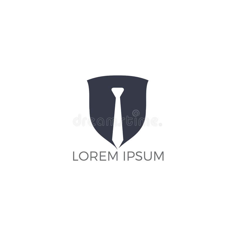 Creative Tie Logo Design Vector. Stock Vector - Illustration of boss ...