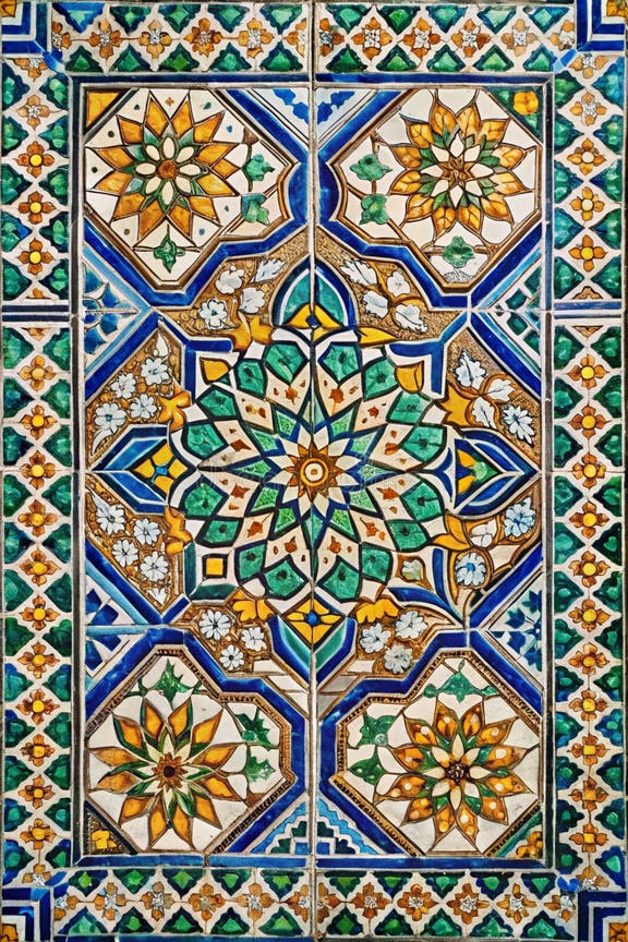 Design for Tiles Design Artwork Stock Illustration - Illustration of ...