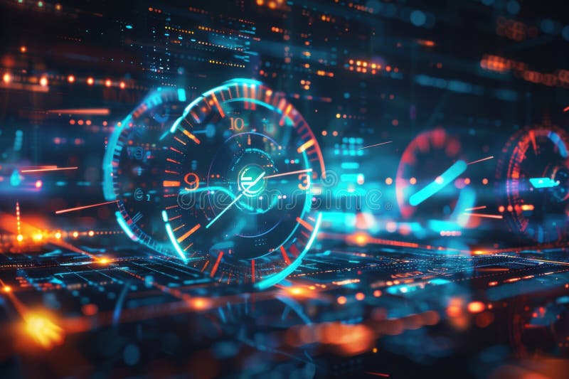 Creative Time Concept Featuring Hourglasses, Clocks, and Dynamic ...