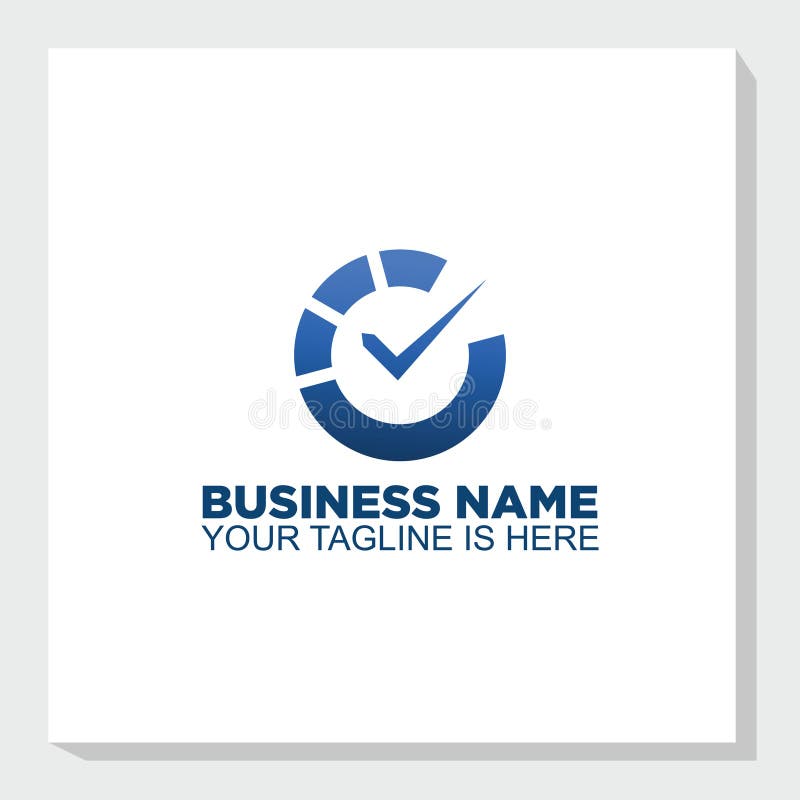 Creative Time Logo Design Vector Stock Illustration - Illustration of ...