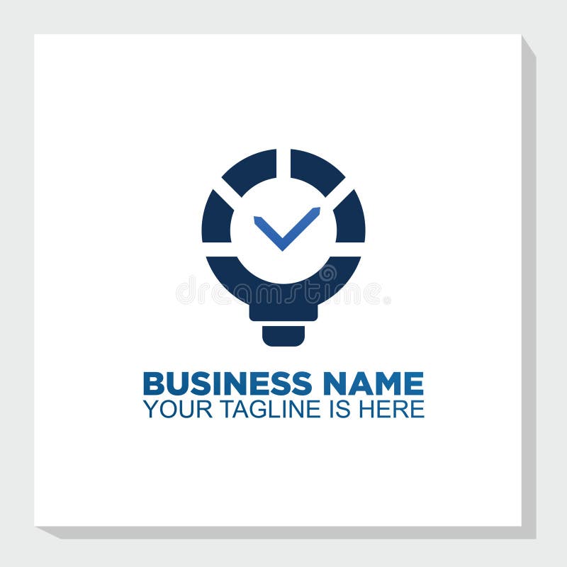 Creative Time Logo Design Vector Stock Vector - Illustration of ...