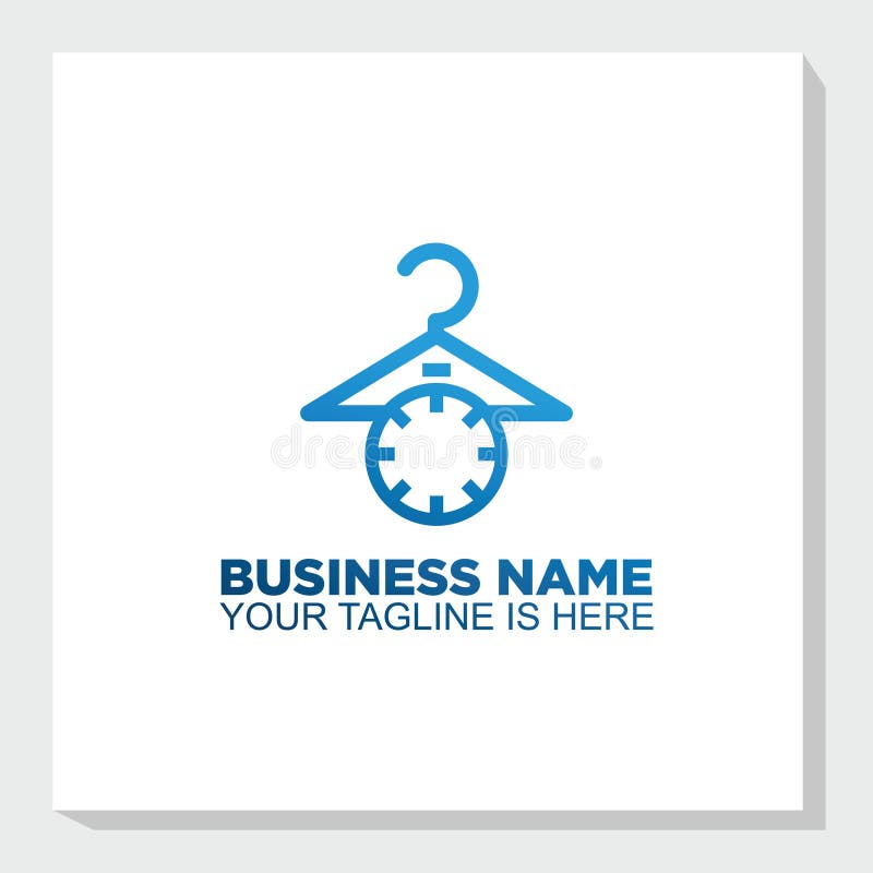 Creative Time Logo Design Vector Stock Vector - Illustration of design ...