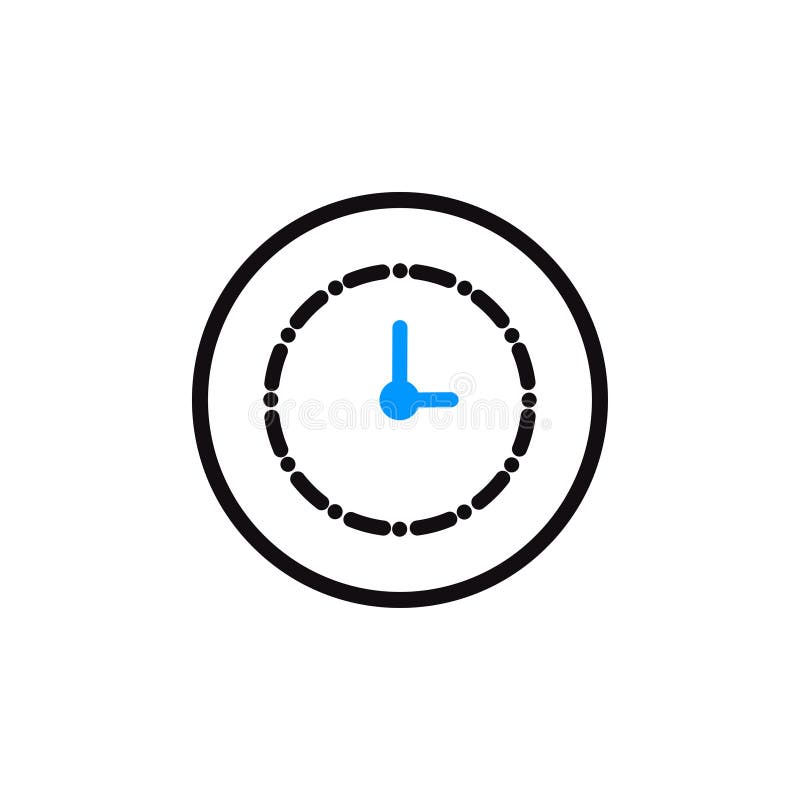 Creative Time and Watch Icon Vector Stock Vector - Illustration of ...