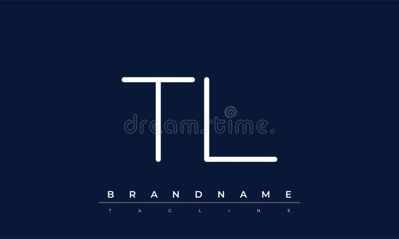 Creative TL Letter Initial Logo Vector Image Stock Vector ...