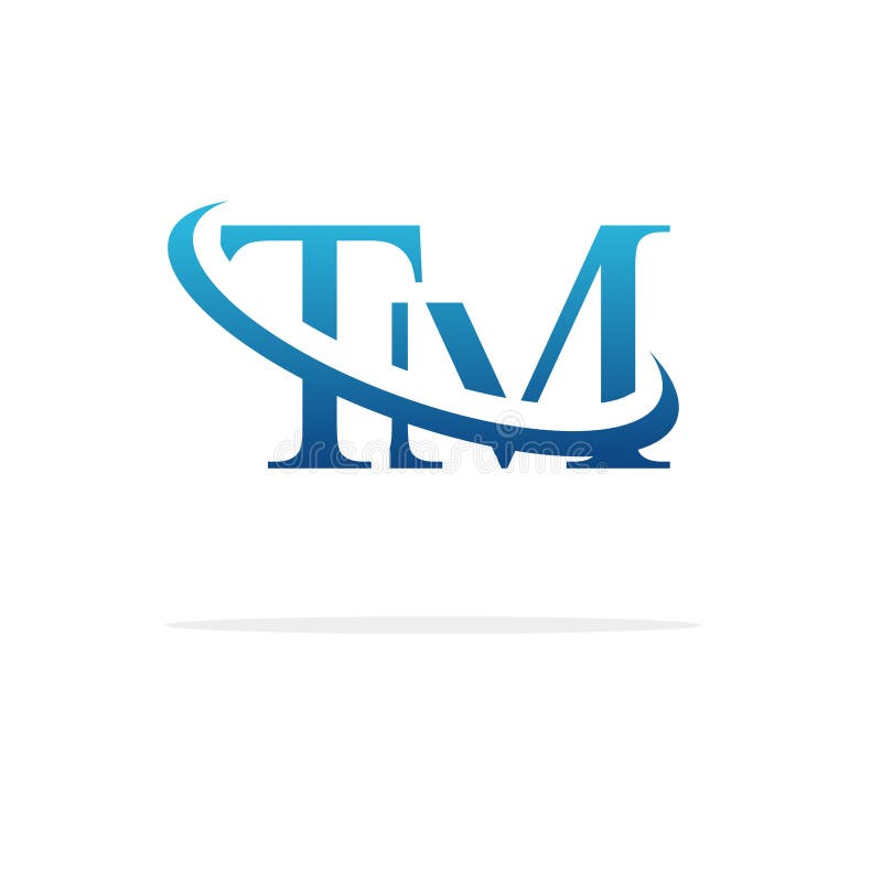 Creative TM Logo Icon Design Stock Vector - Illustration of white ...