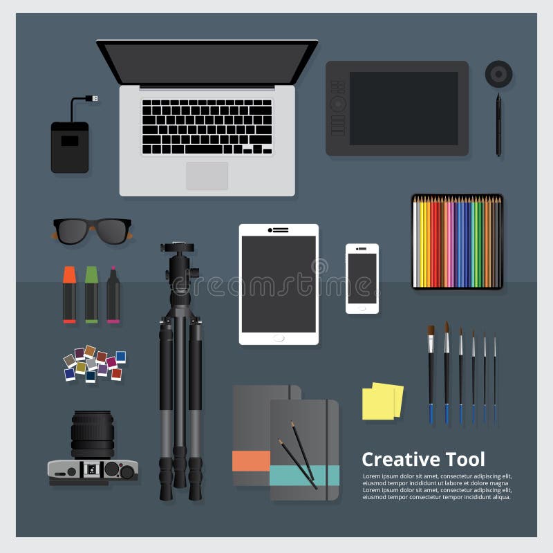 Creative Tool stock illustration. Illustration of ideas - 23629643