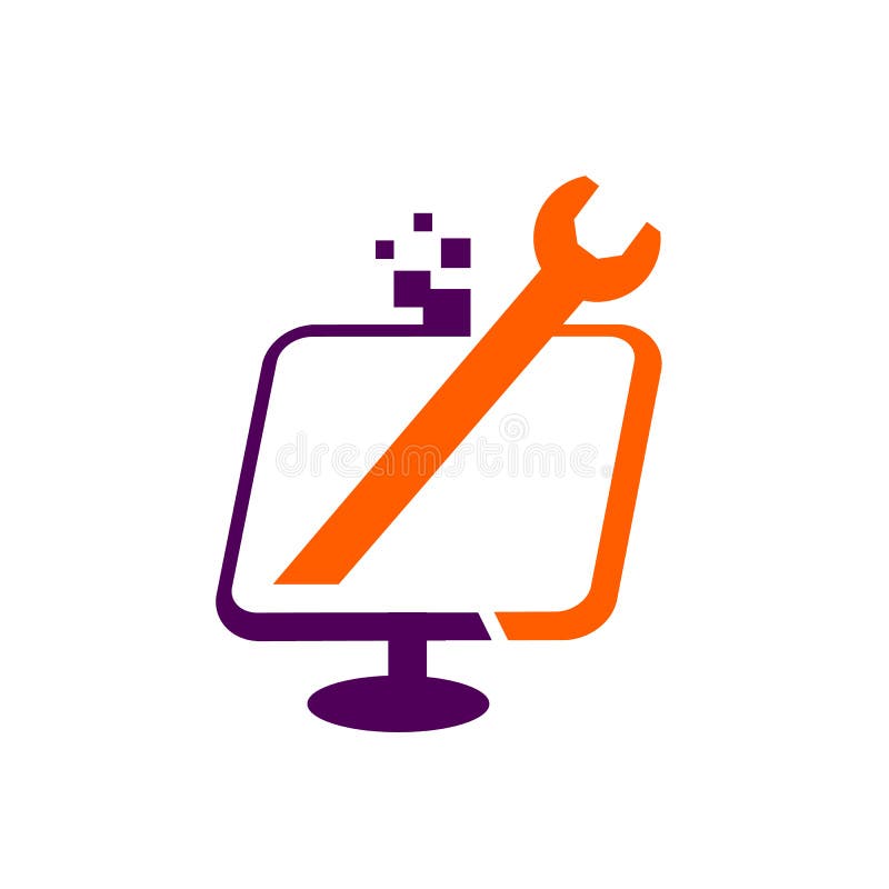 Creative Tools and Screen Fix Computer Pc Repair Logo Vector Design ...