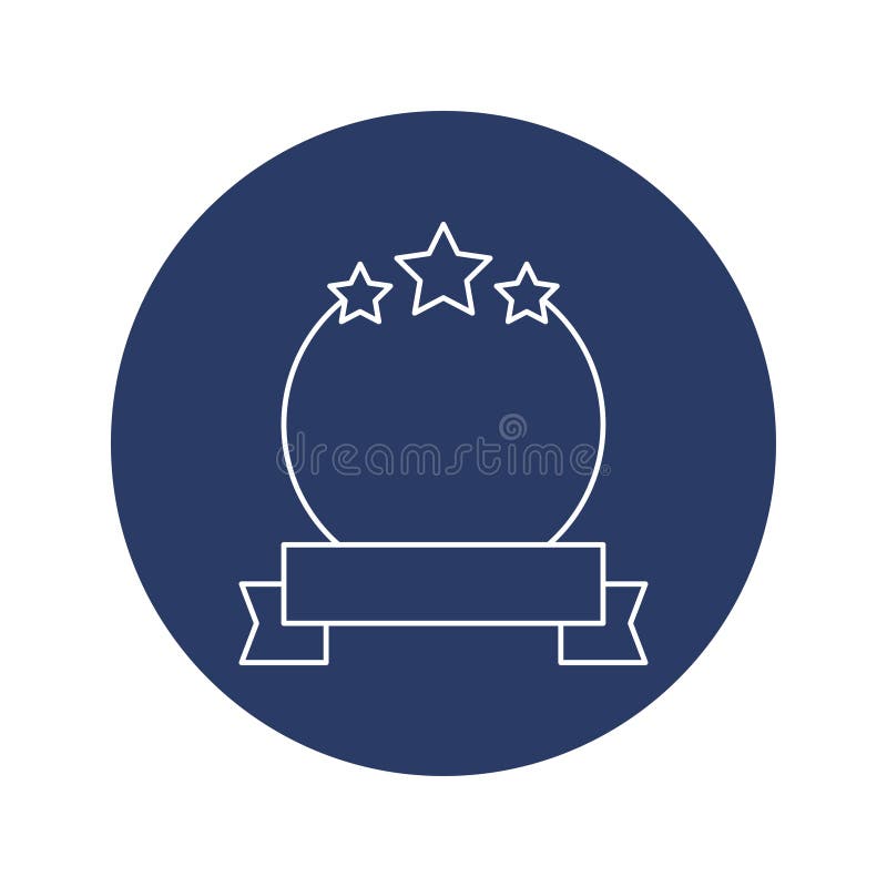 Creative Topper Award Trophy Icon Stock Vector - Illustration of badge ...
