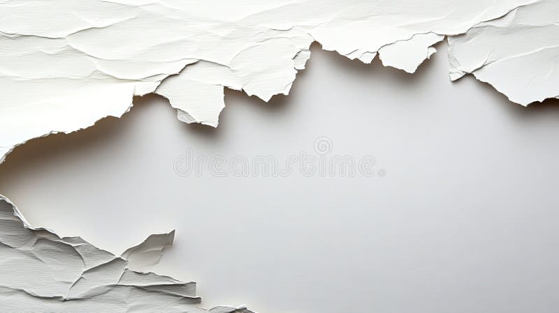 Creative Torn Paper Background with Hole for Design Projects Stock ...