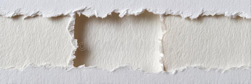 Creative Torn Paper Design with Empty Squares for Message Placement on ...