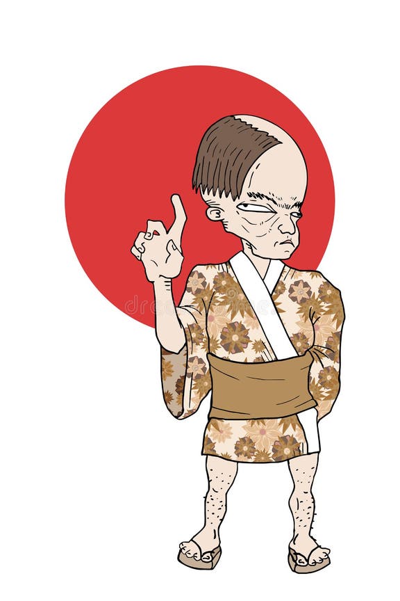 Creative Traditional Japanese Man Draw Stock Vector - Illustration of ...