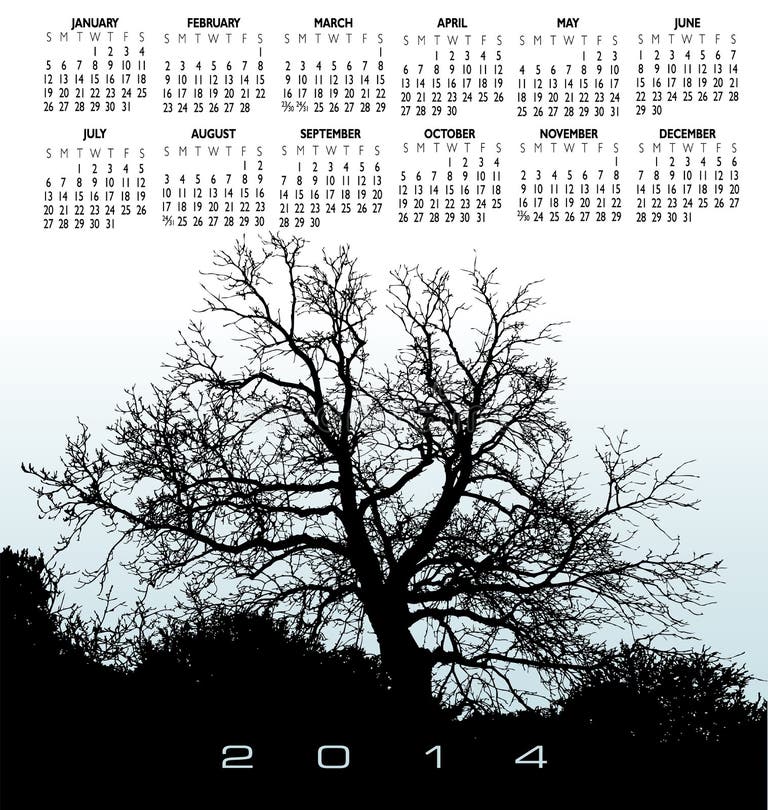 Tree Calendars Stock Illustrations – 929 Tree Calendars Stock ...
